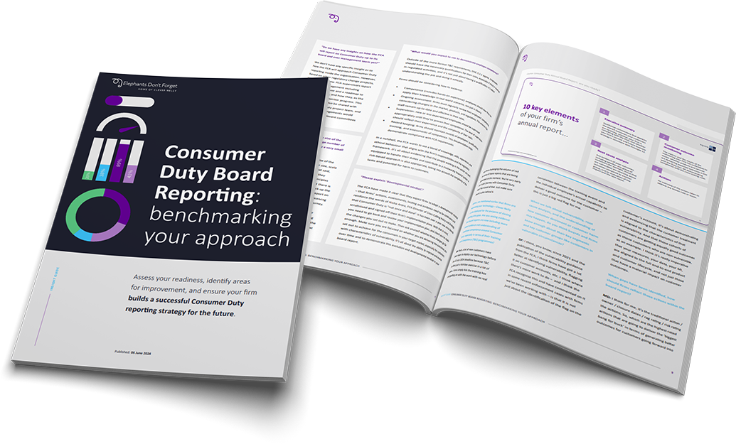 Consumer Duty Board Reporting: benchmarking your approach – Insight Guide